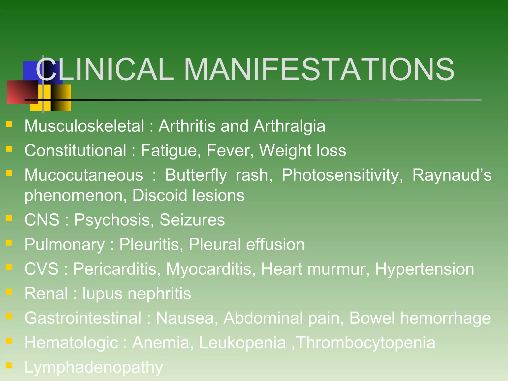 systemic lupus erythematosus | PPT