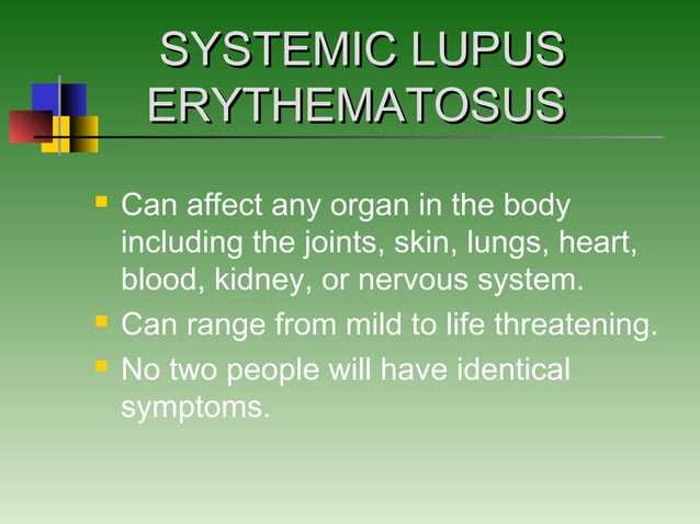 systemic lupus erythematosus | PPT