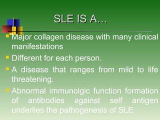 systemic lupus erythematosus | PPT