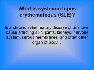systemic lupus erythematosus | PPT