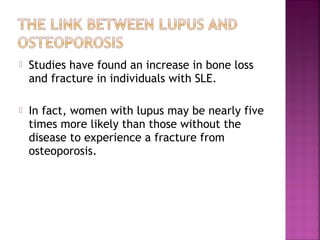 Lupus.and.bonehealth | PPT | Bone and Joint Conditions | Diseases and ...