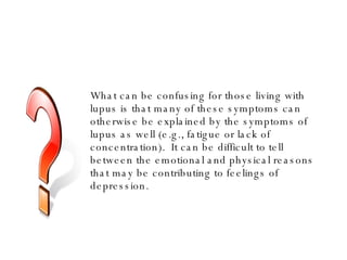 Lupus And Depression | PPT | Mental Health | Diseases and Conditions