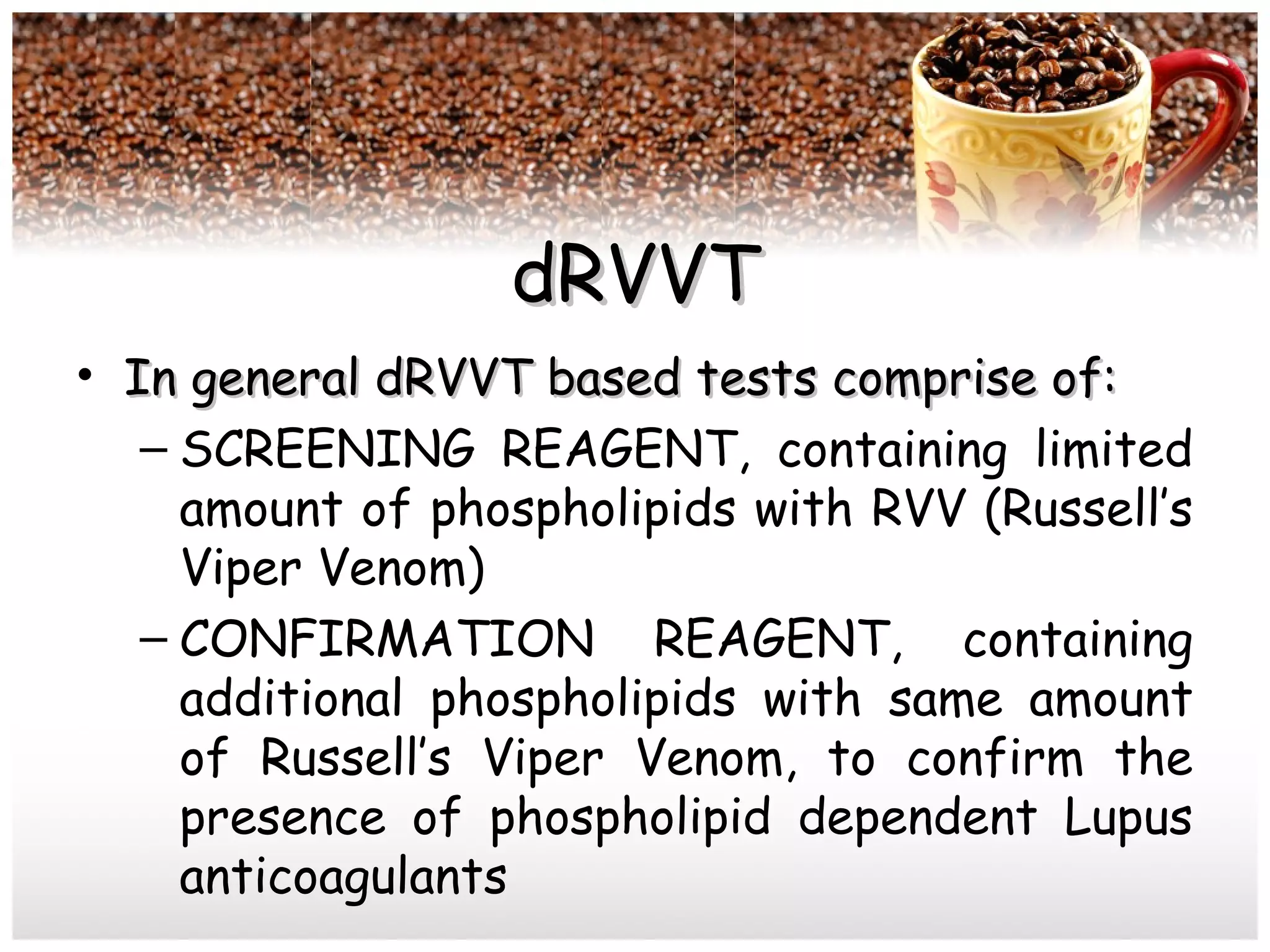 Lupus anticoagulants | PPT