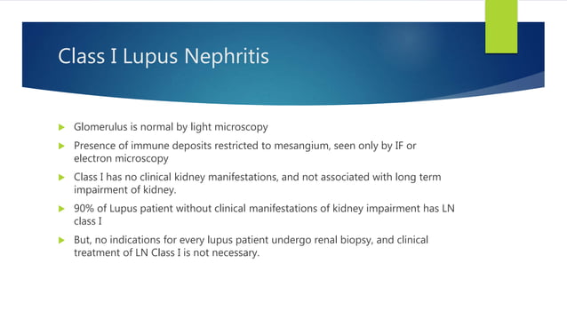 KDIGO Lupus Nephritis | PPTX