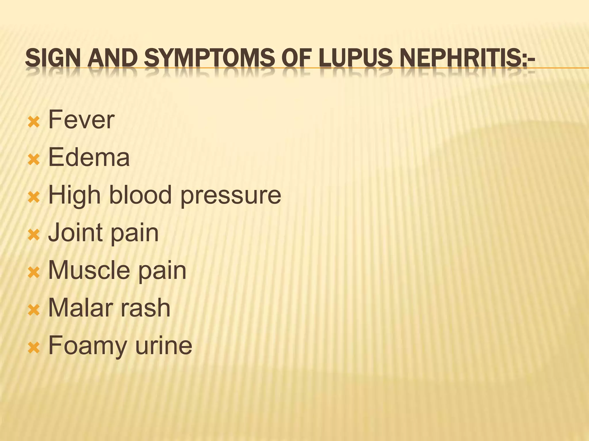 Lupus nephritis | PPTX
