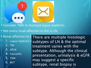 Lupus nephritis update Ahmed Yehia | PPTX