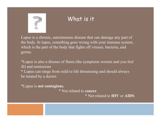 Lupus Ppt | PDF