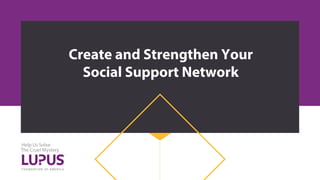 Create and Strengthen Your Social Support Network | PDF