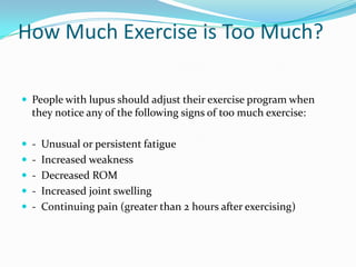 Lupus Treatment and Rehabilitation | PPT