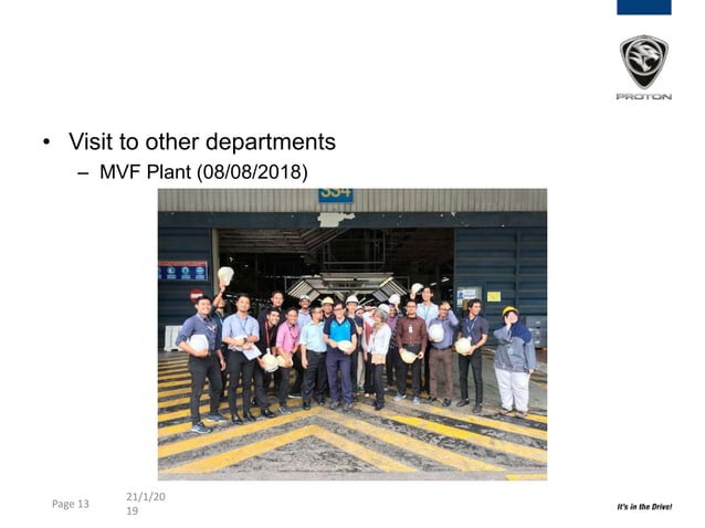 Intern Presentation UiTM - PROTON Sdn Bhd | PPTX