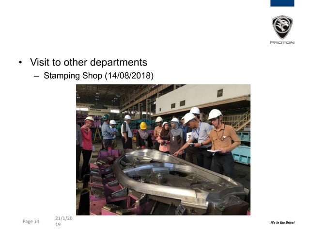 Intern Presentation UiTM - PROTON Sdn Bhd | PPTX