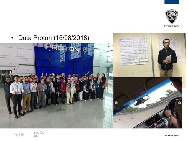 Intern Presentation UiTM - PROTON Sdn Bhd | PPTX