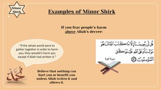 The Advice of Luqman the Wise:Major & Minor Shirk | PPT