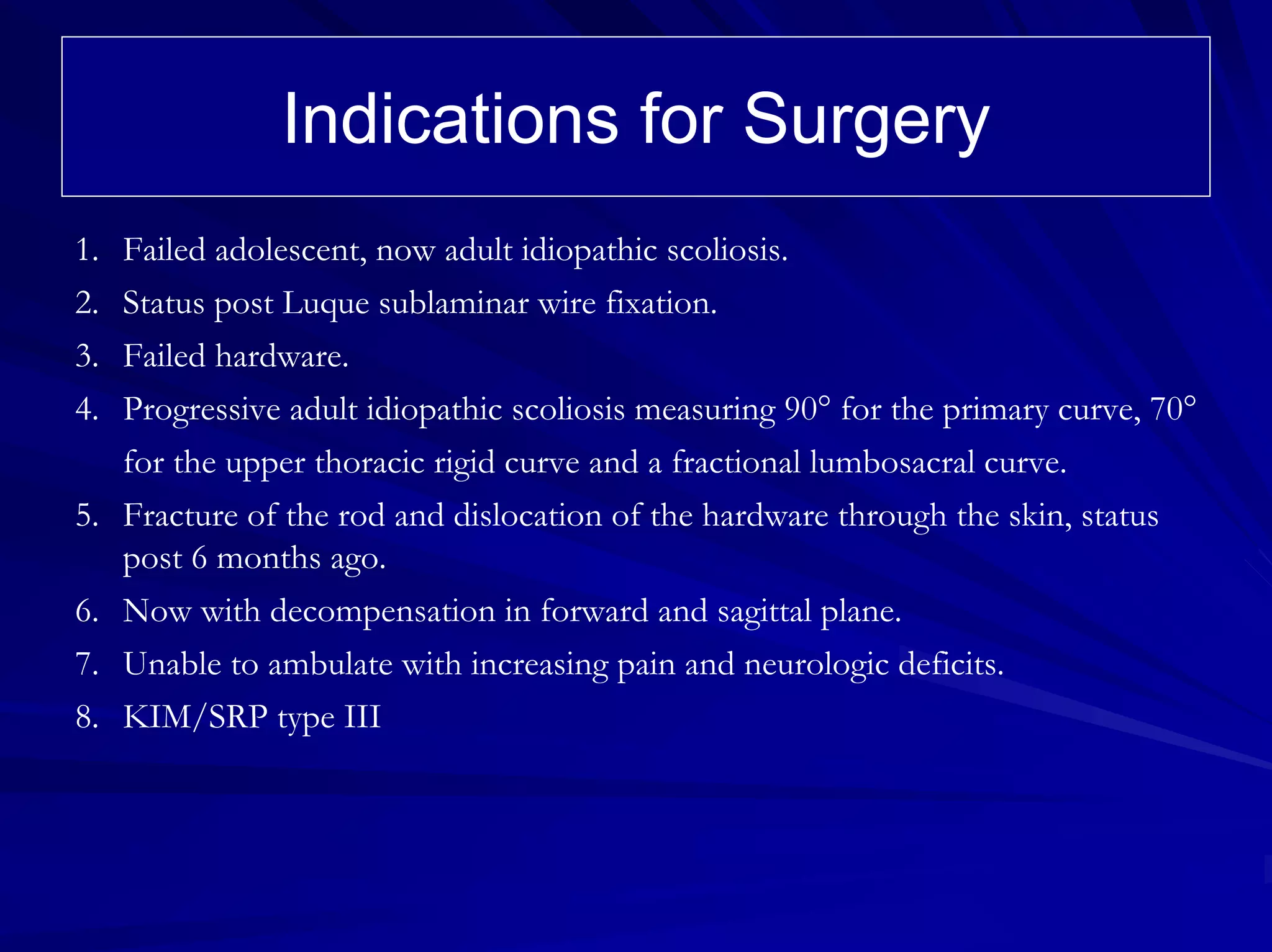 Case Review #36: 34 year old female with Adult Idiopathic Scoliosis and ...
