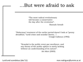 Lurid and scandalous | PPTX