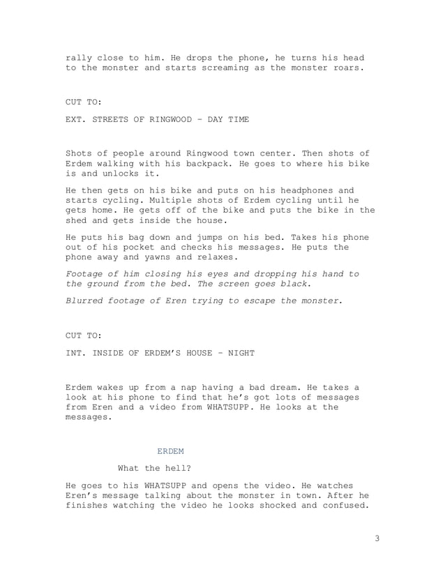 Lurking script draft | DOCX