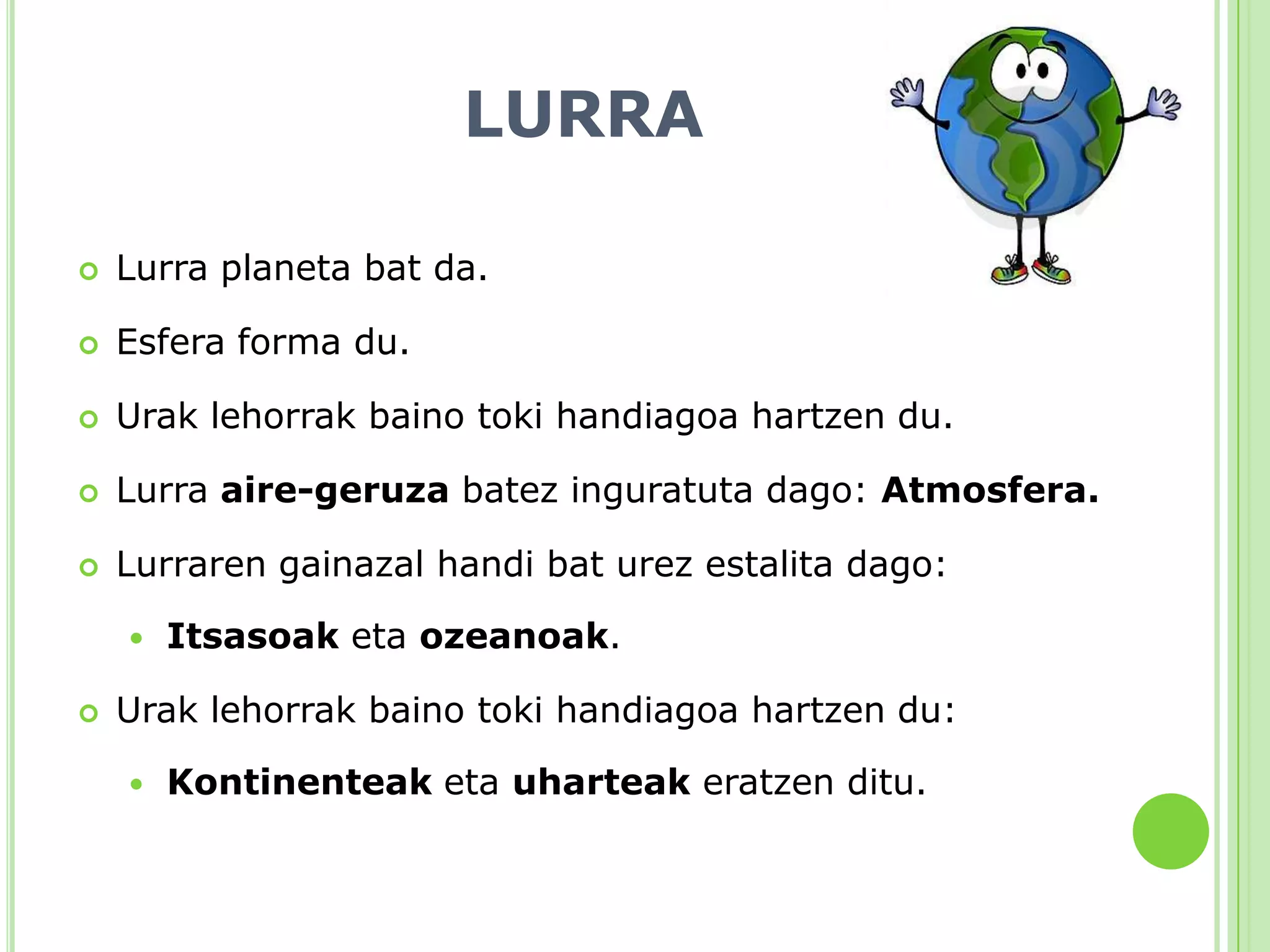 Lur planeta | PPTX