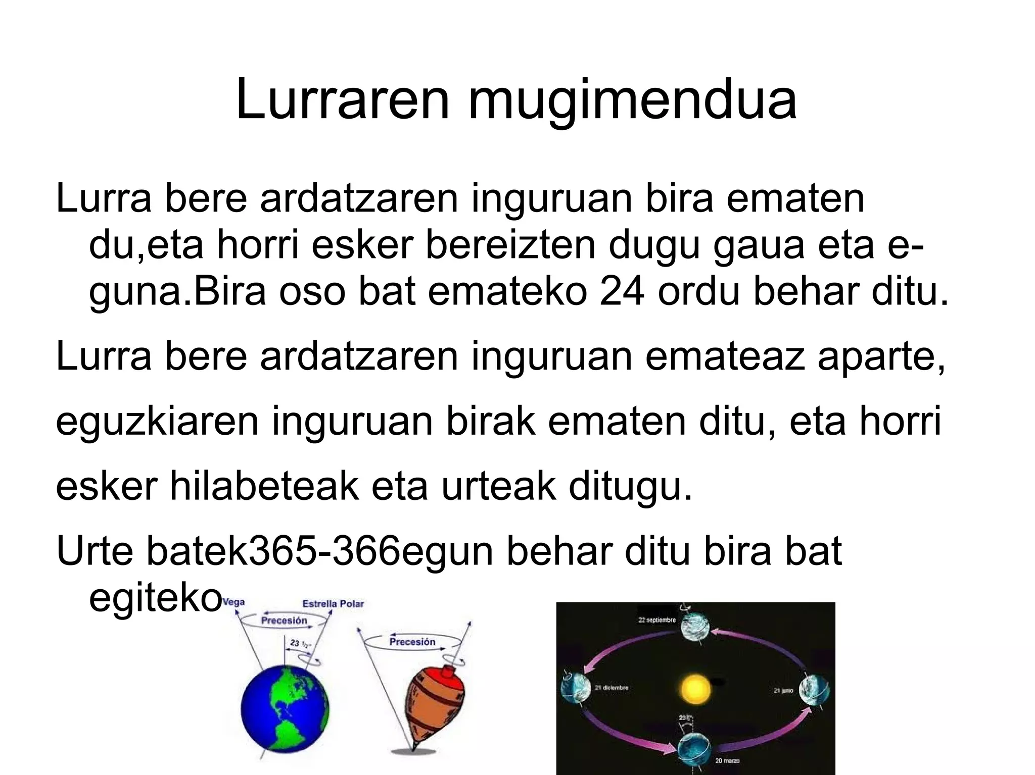 Lurra oier e | PPT
