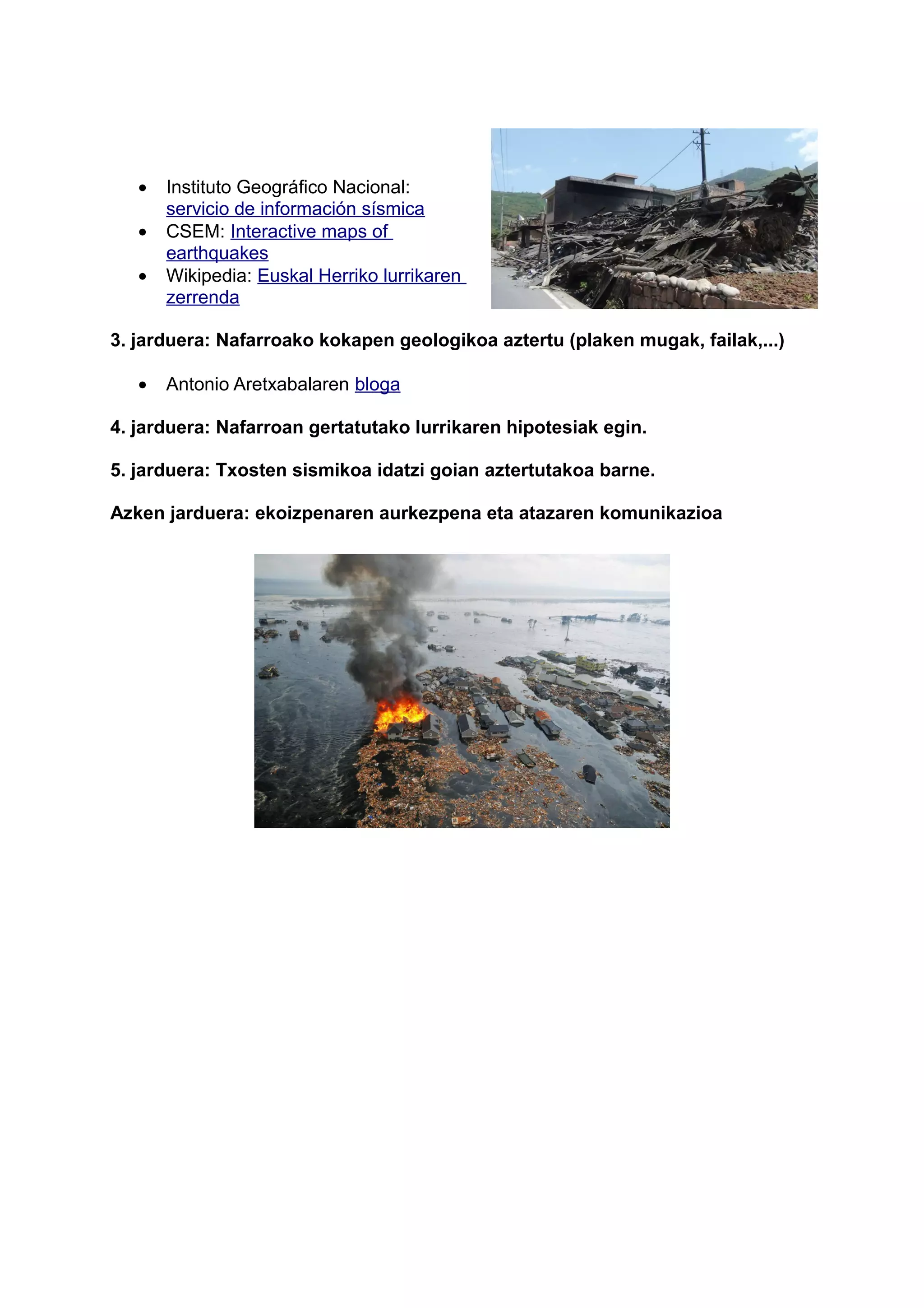 Ataza: lurrikarak Euskal Herrian | PDF