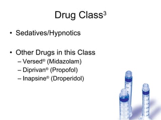 Lusedra® (Fospropofol) Presentation | PPT | Pharmaceutical Drugs ...