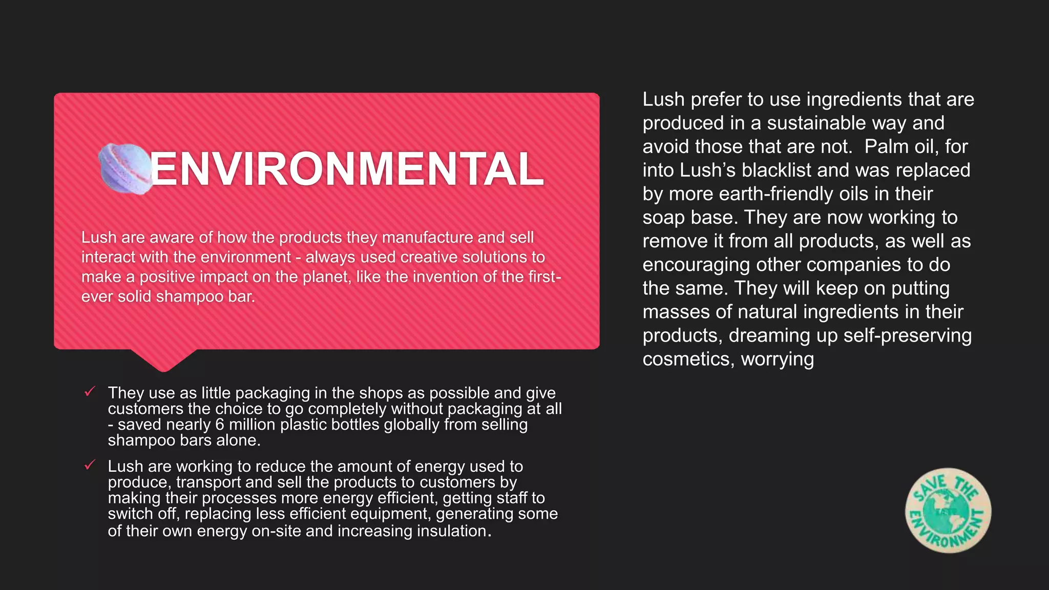 Lush's Marketing | PPTX | Skin Care | Beauty