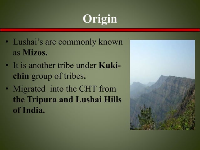 Lushai tribe | PPTX | Religion & Spirituality