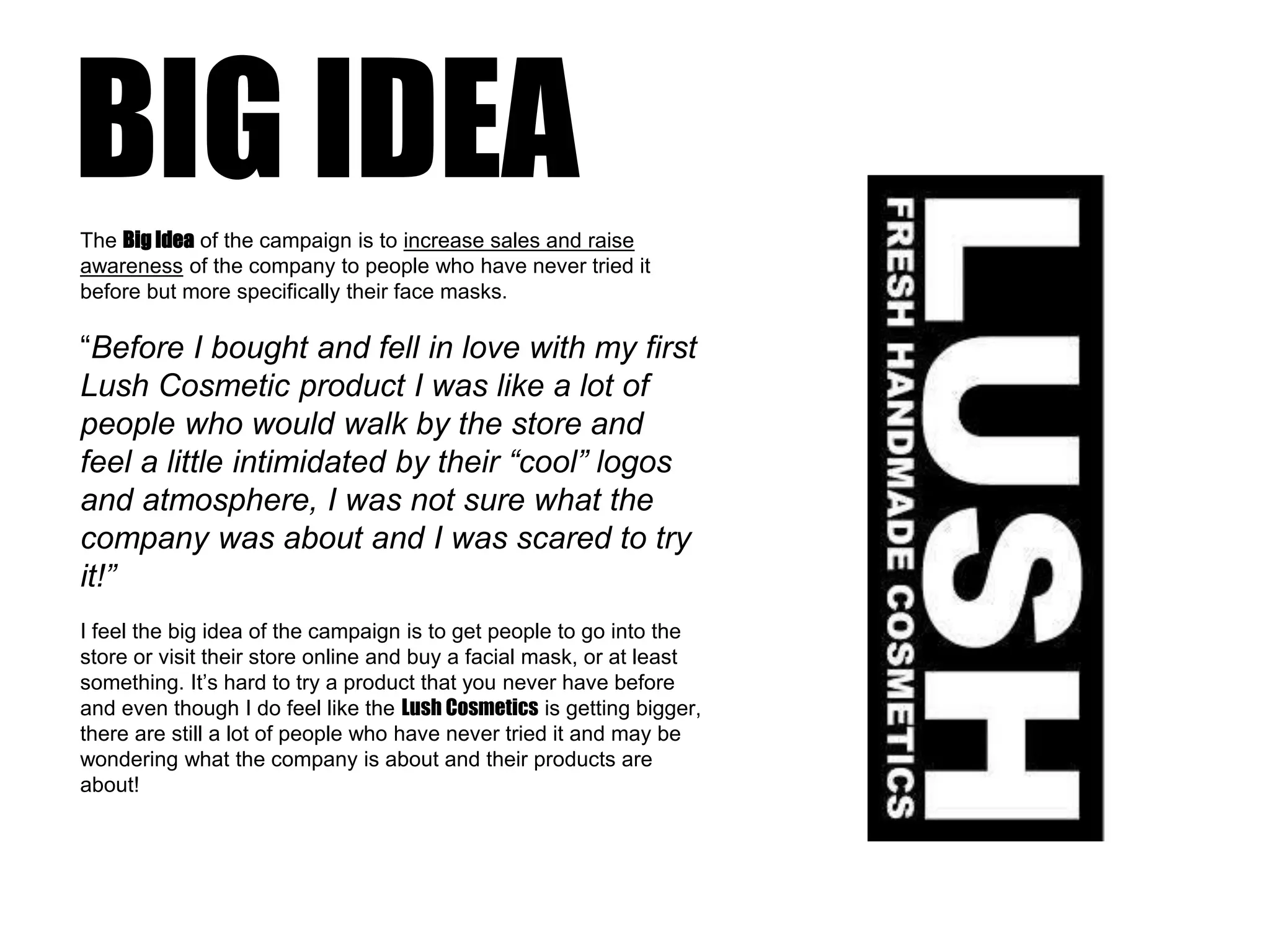 Lush Presentation, ADV 420 Final | PPTX