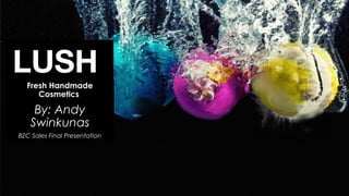 Lush Marketing Sales Expansion Project | PPT | Skin Care | Beauty