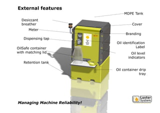 Lustor System - Lubrication Storage System | PPT