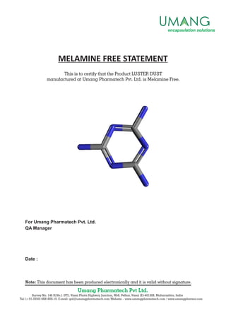 Lustre dust ld one common msds attched in pdf print version | PDF