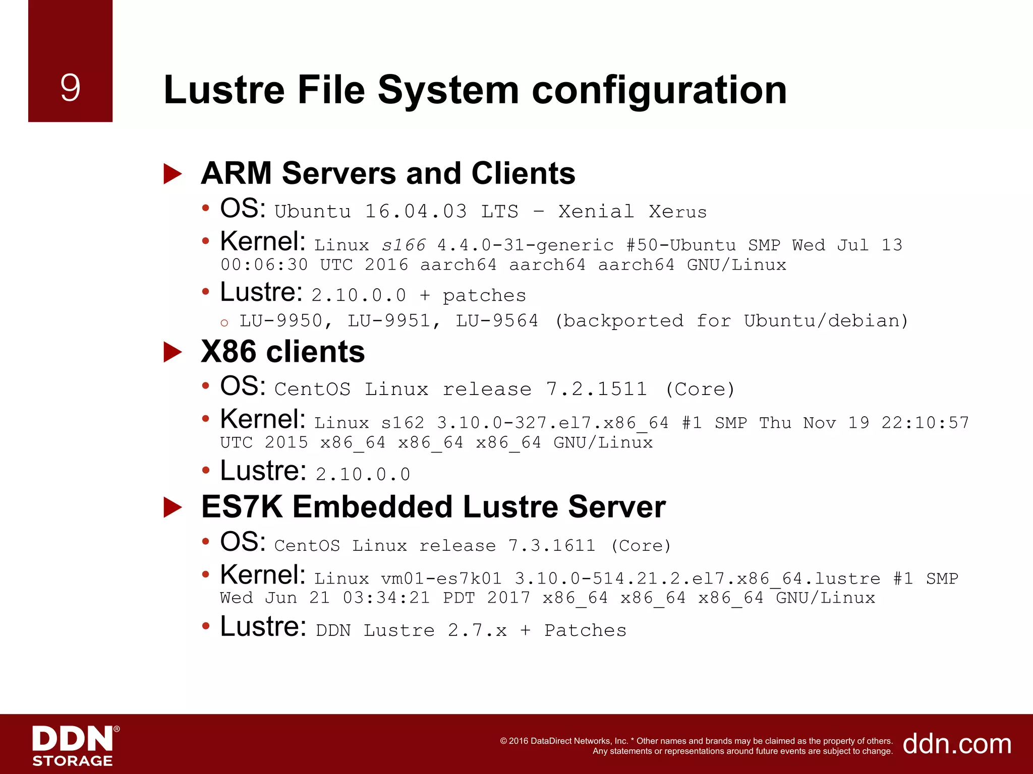 Lustre File System on ARM | PDF | Operating Systems | Computer Software and Applications