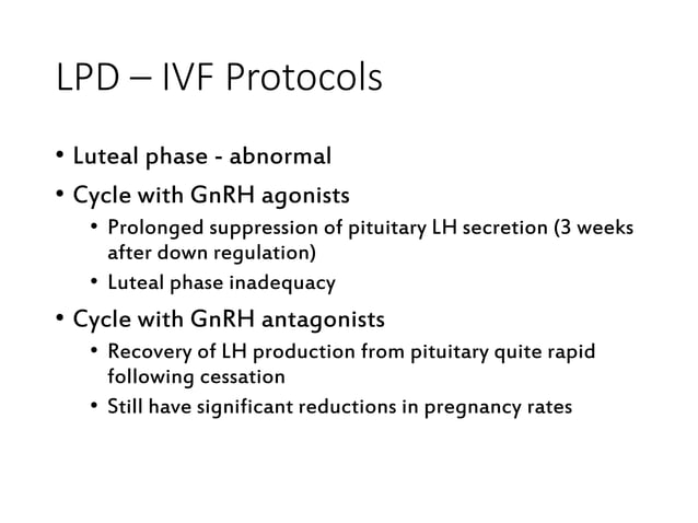 Luteal phase support | PPTX