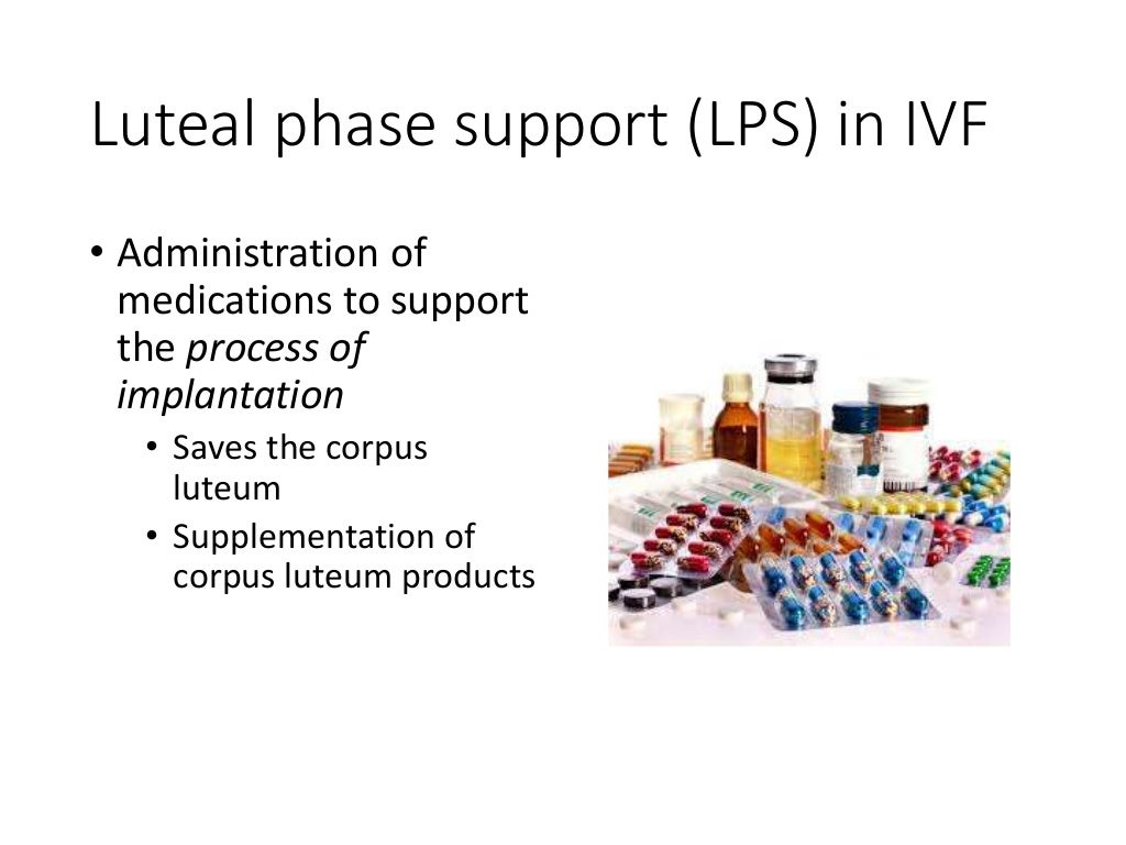 Luteal phase support