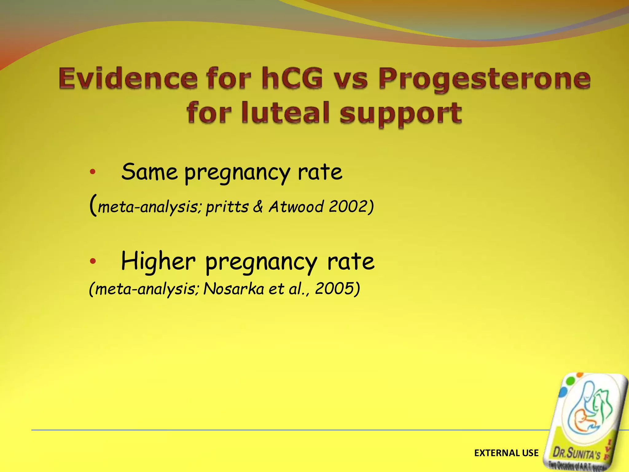 Luteal phase support in assisted reproductive technology (ART) | PDF ...