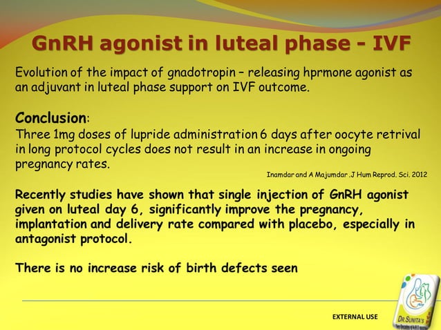 Luteal phase support in assisted reproductive technology (ART) | PDF ...