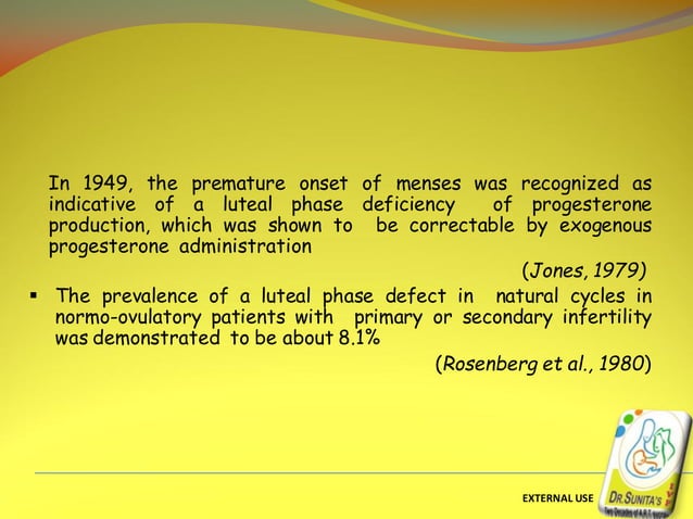 Luteal phase support in assisted reproductive technology (ART) | PDF ...