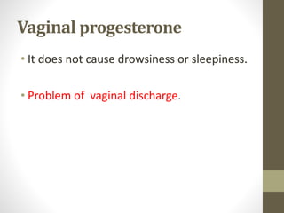 Luteal phase support in ivf | PPTX