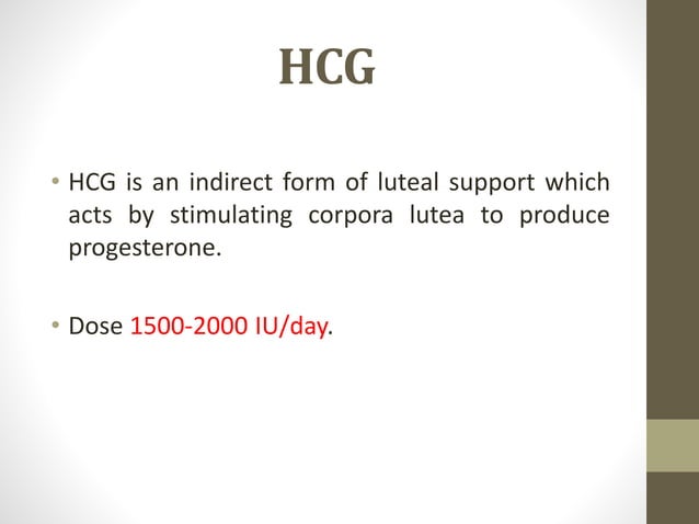 Luteal phase support in ivf | PPTX | Pregnancy | Reproductive Health
