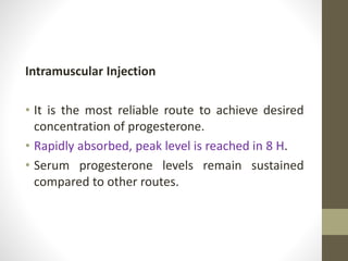 Luteal phase support in ivf | PPTX