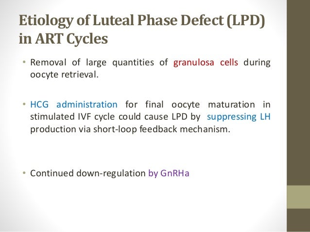 Luteal phase support in ivf Luteal phase support in ivf