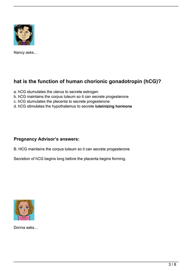 Luteinizing Hormone Function | PDF