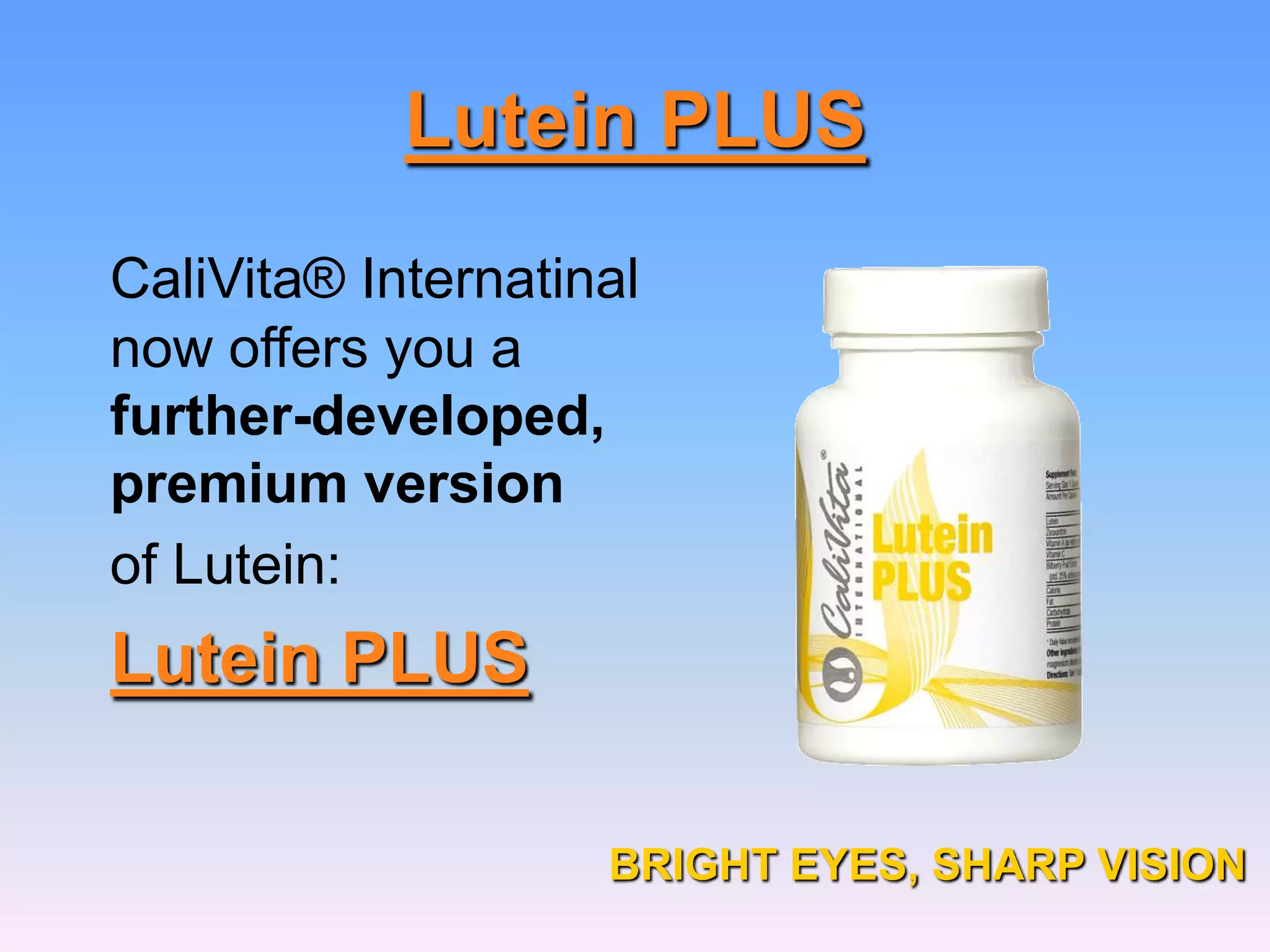 Lutein plus | PPTX