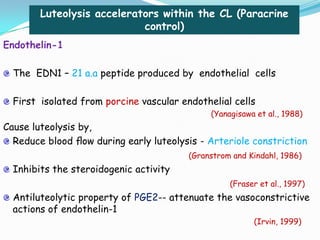 Luteolysis | PPTX