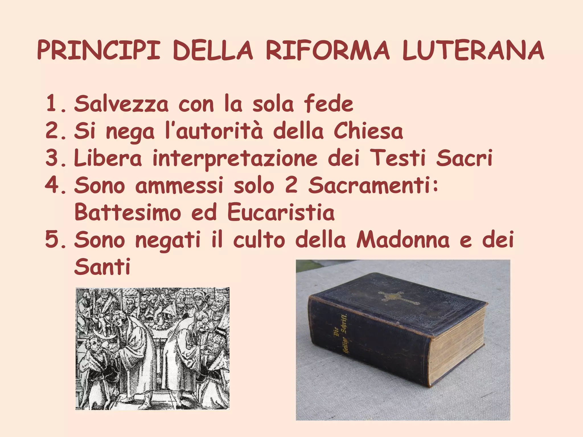 La Riforma Protestante e la Controriforma | PPT