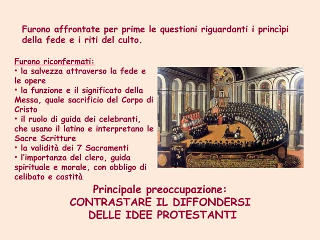 La Riforma Protestante e la Controriforma | PPT | Christianity ...