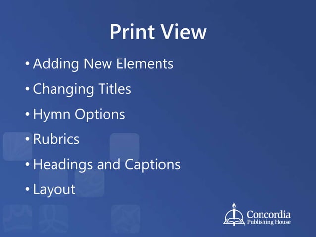Lutheran Service Builder: From the Builder to the Bulletin | PPTX