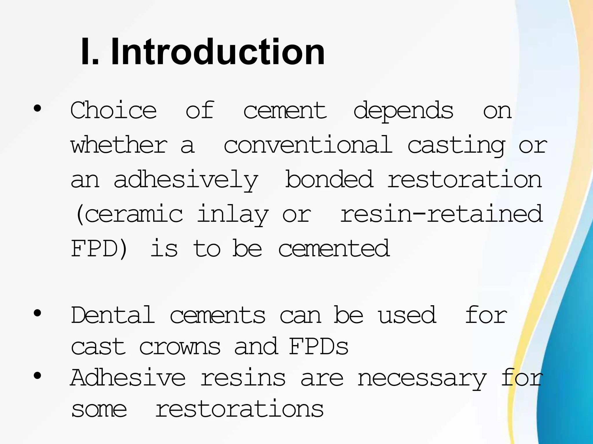 Luting agent and cementation | PPTX