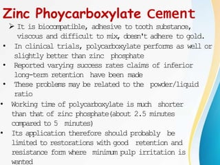 Luting agent and cementation | PPTX