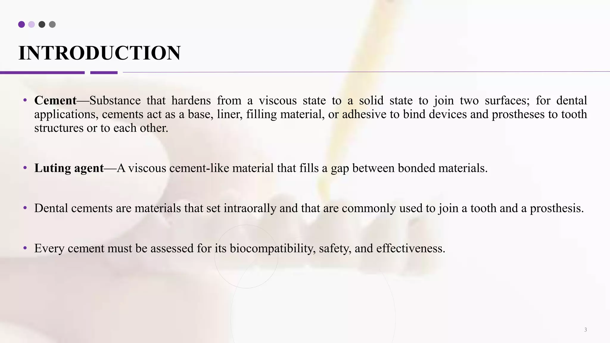 Luting cements or dental cements | PPTX