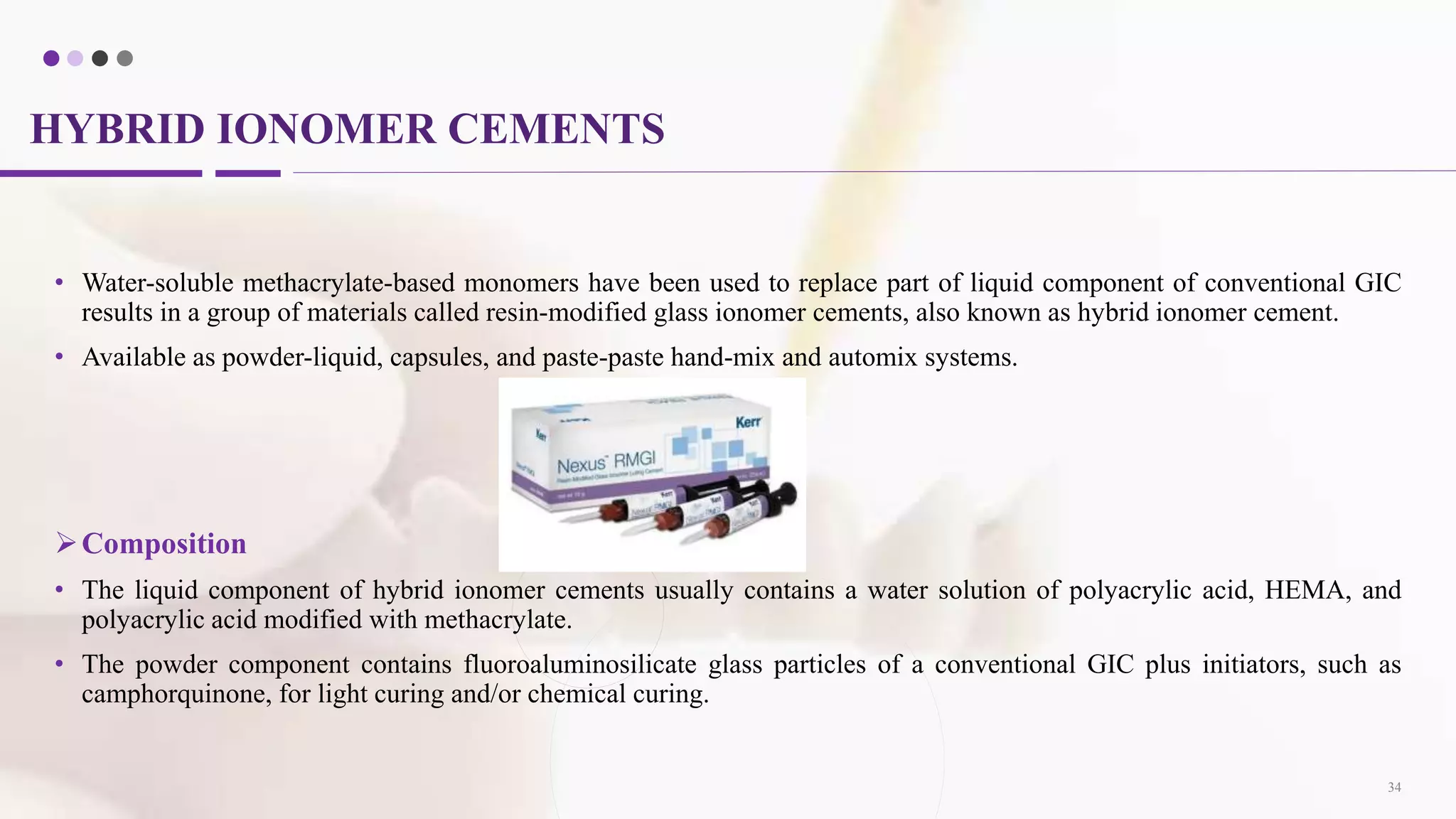 Luting cements or dental cements | PPTX